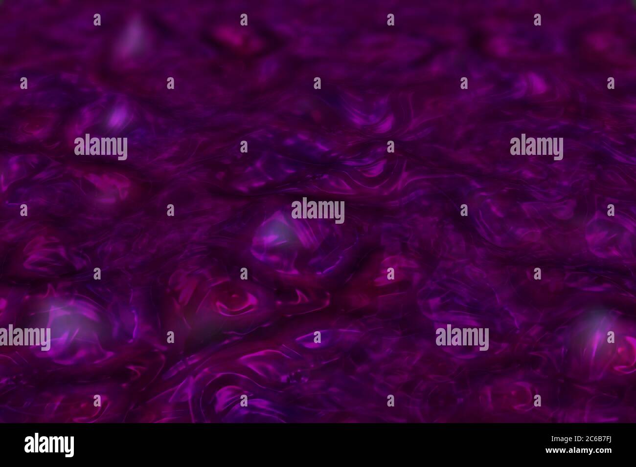 alien terrain with craters made in 3d software Stock Photo - Alamy