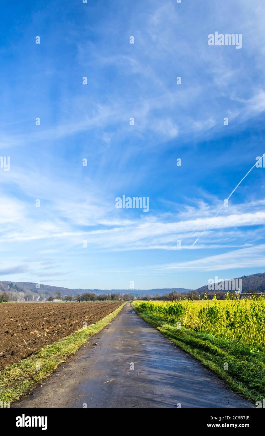 Vertical shot direction road hi-res stock photography and images - Alamy