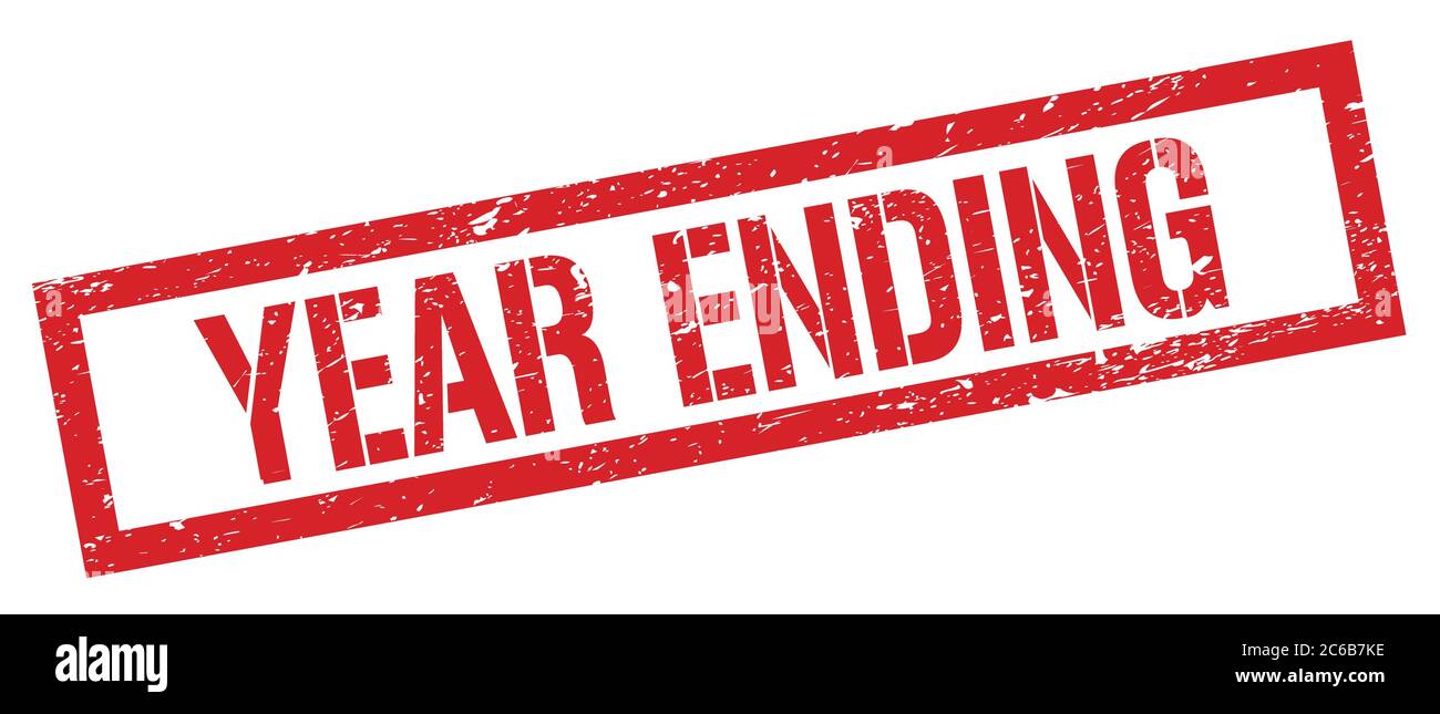 Year ending word hi-res stock photography and images - Alamy