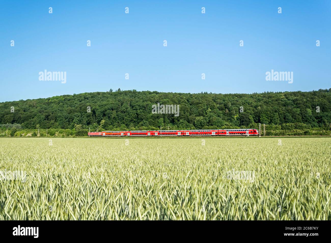 Rural landscape train hi-res stock photography and images - Alamy