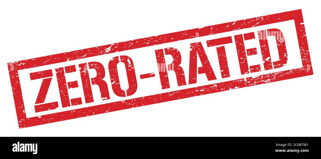 Zero rated text hi-res stock photography and images - Alamy