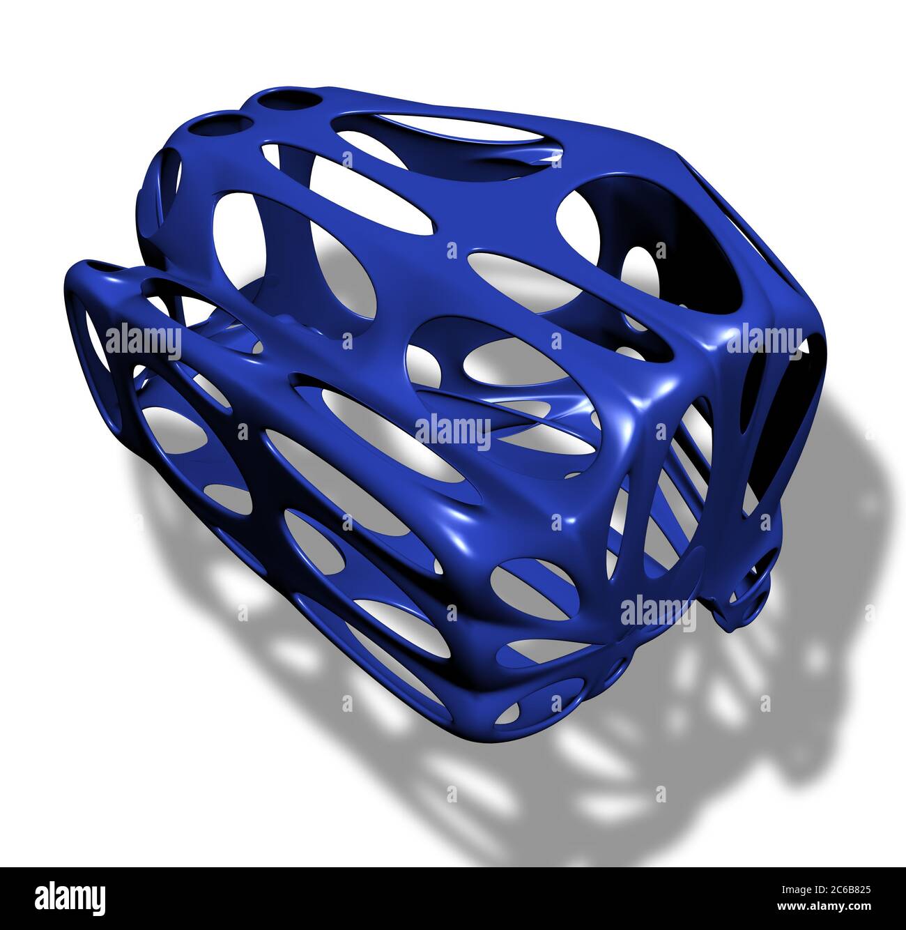 abstract 3d element rendered isolated on white background Stock Photo ...