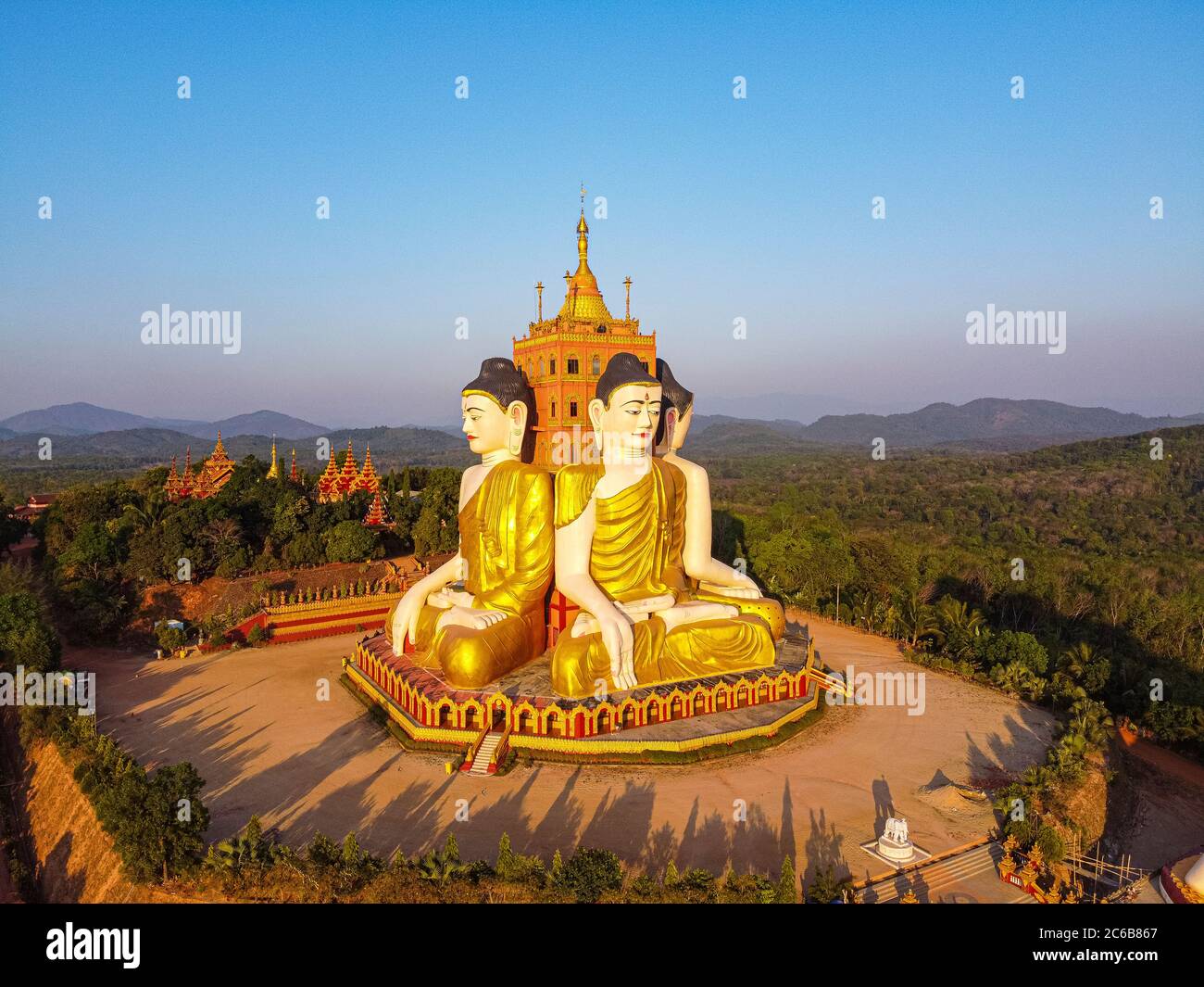 Sitting mountain architecture religion place of worship hi-res stock ...