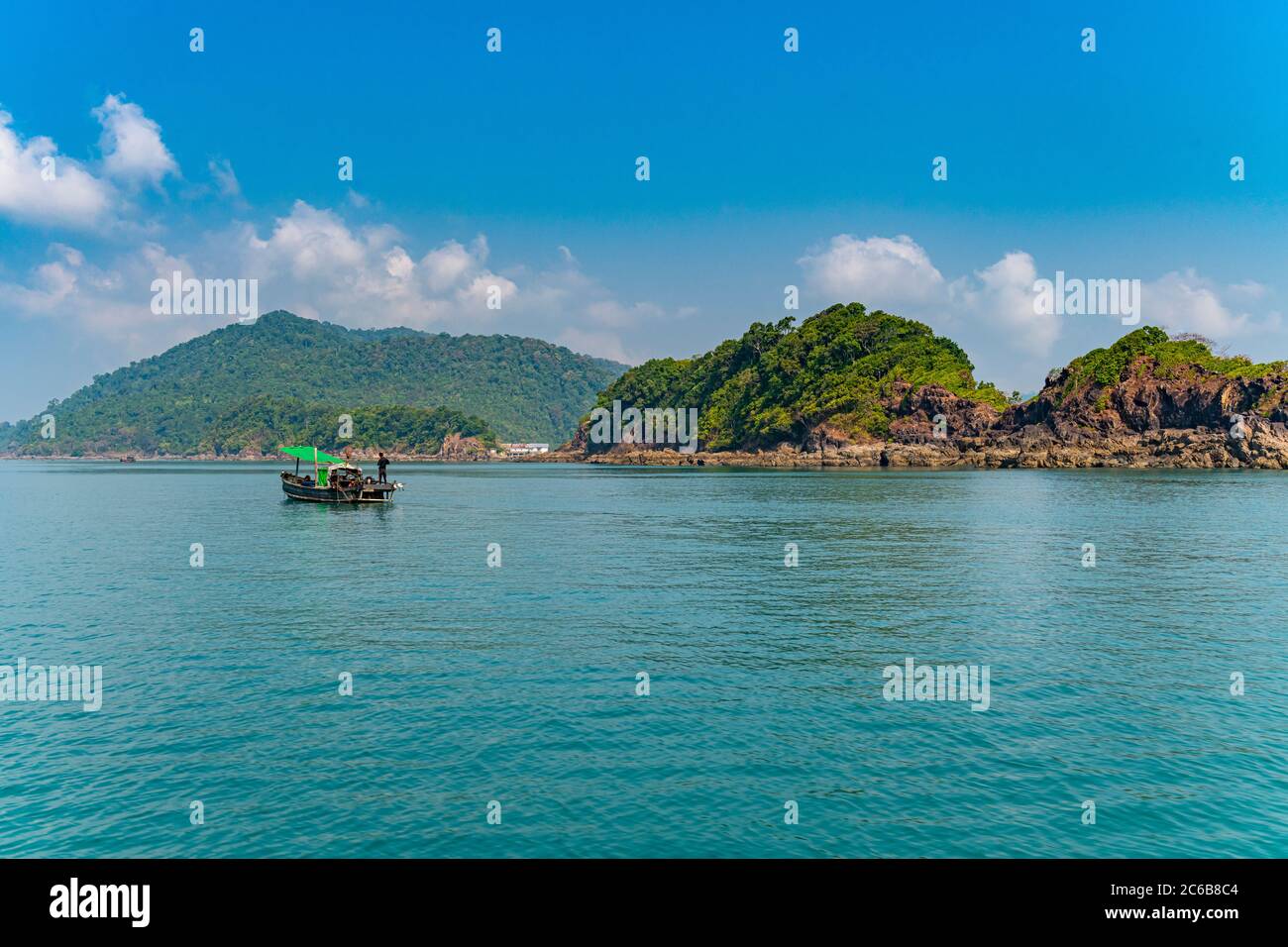 Small islands in the Mergui (Myeik) Archipelago, Myanmar (Burma), Asia ...