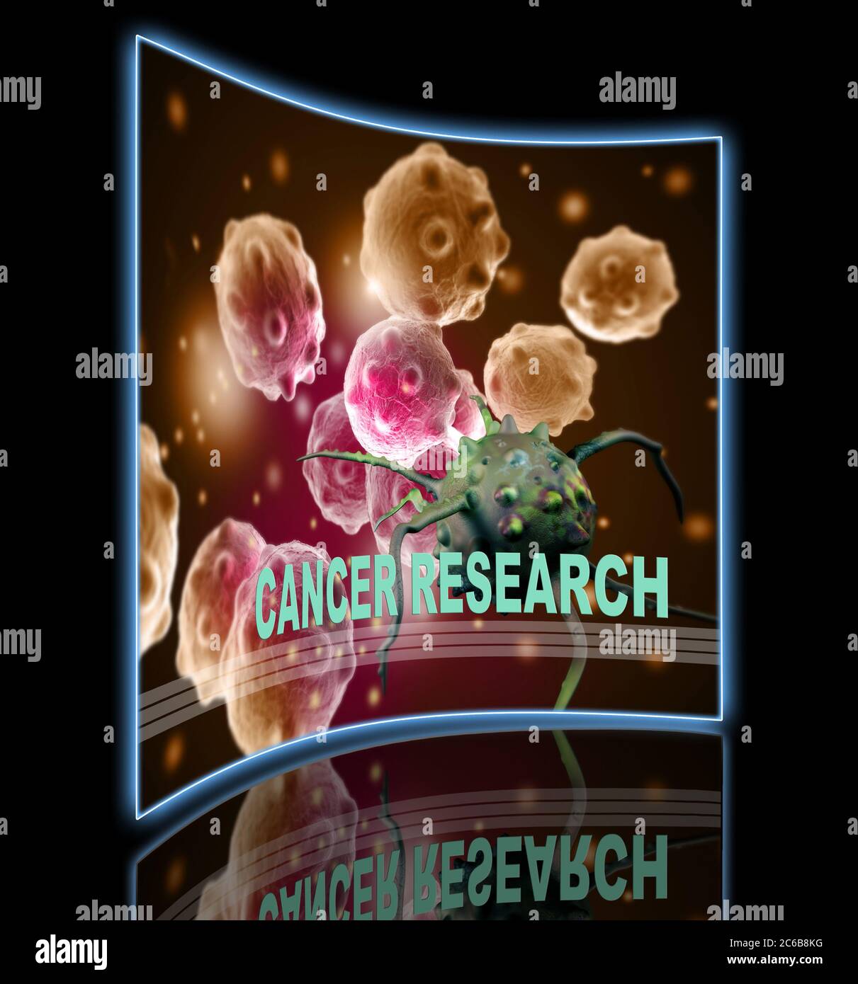 word CANCER RESEARCH writing on cancer image background Stock Photo - Alamy