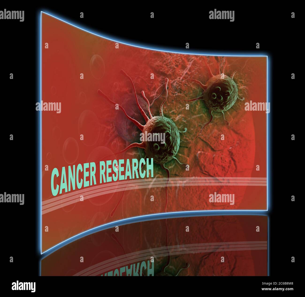 word CANCER RESEARCH writing on cancer image background Stock Photo - Alamy