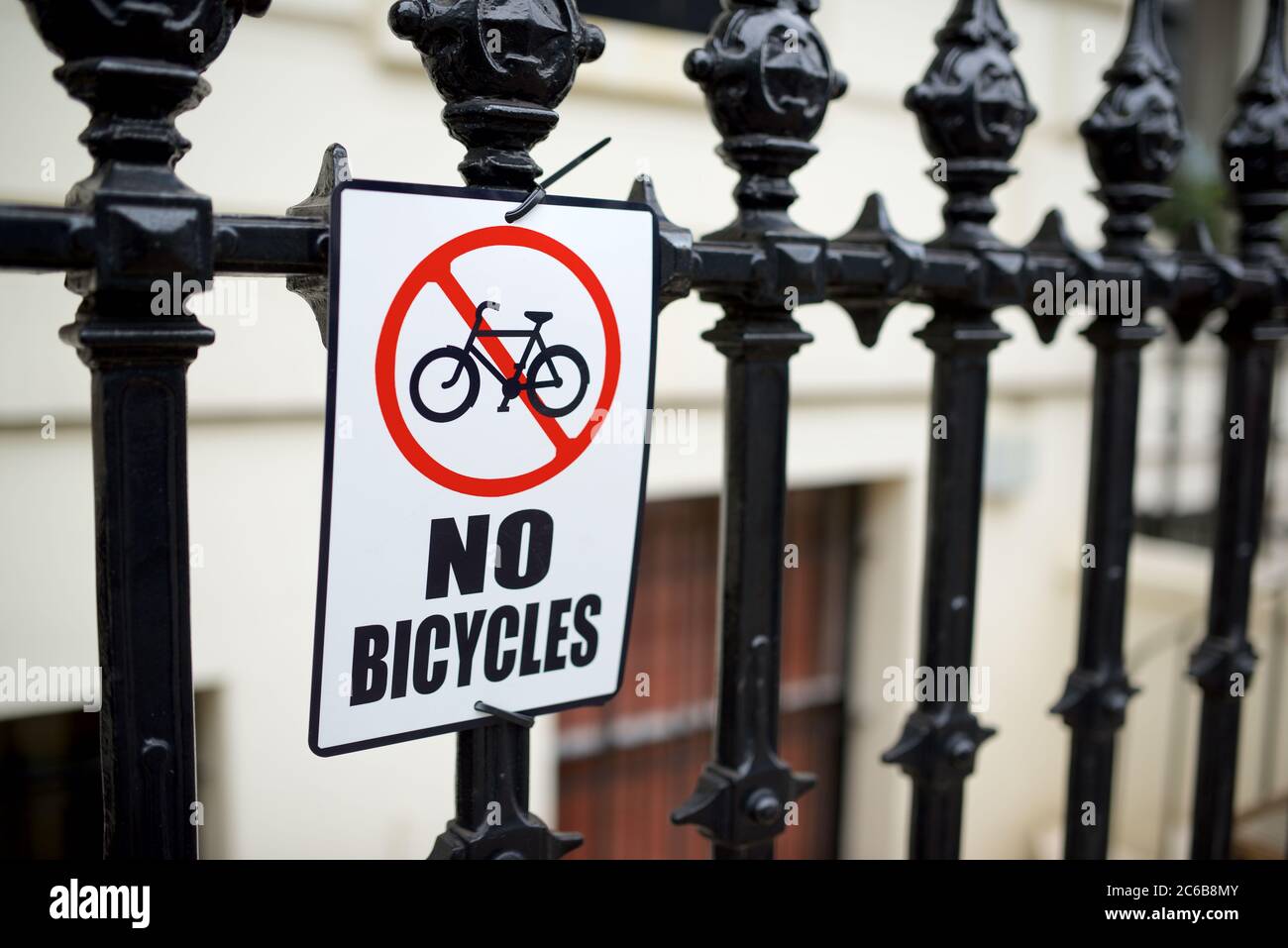 Traffic sign no parking cycle hi-res stock photography and images - Alamy