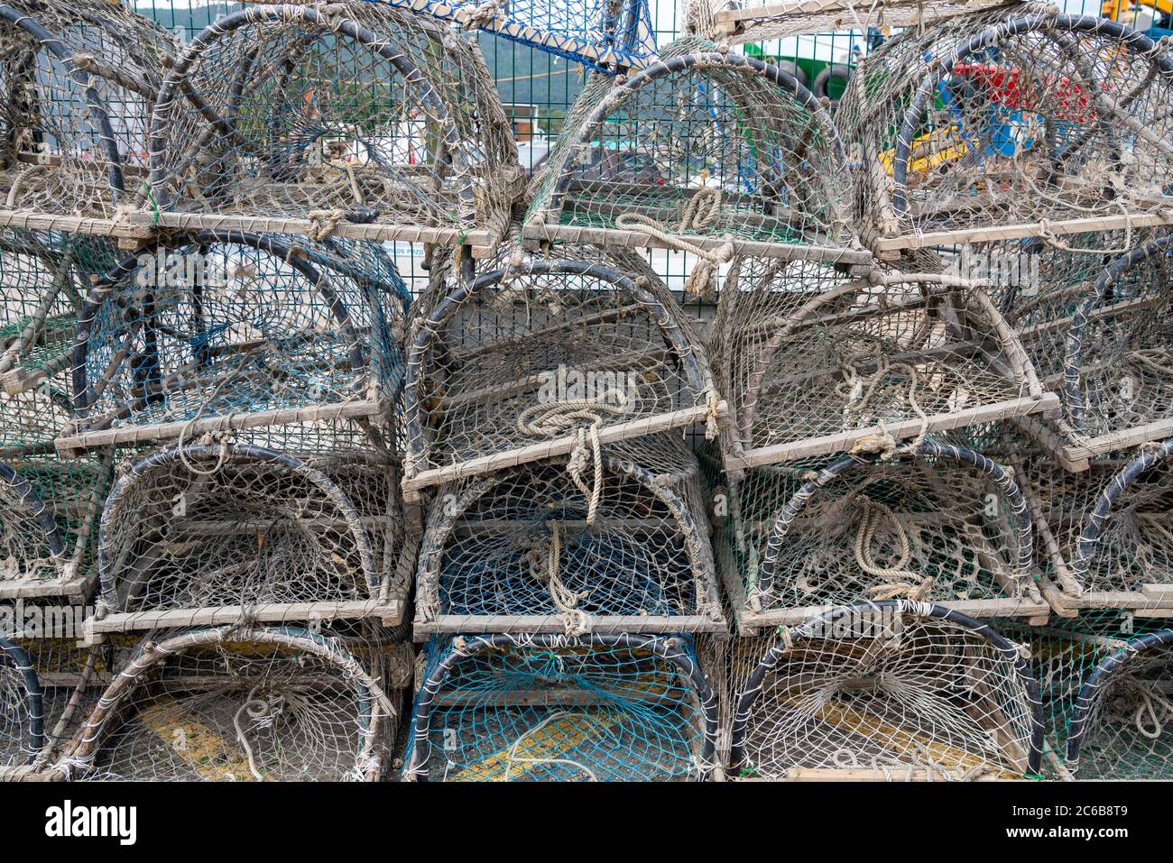 Lobster cage cages hi-res stock photography and images - Alamy