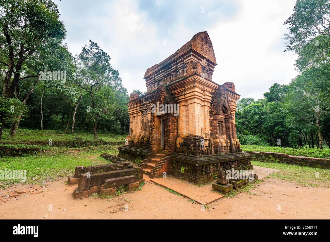 Champa Hindu temple in My Son, UNESCO World Heritage Site, Vietnam ...