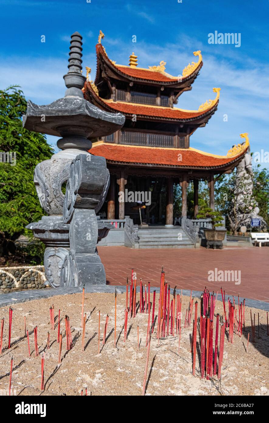 Ho Quoc Pagoda Buddhist temple, island of Phu Quoc, Vietnam, Indochina ...