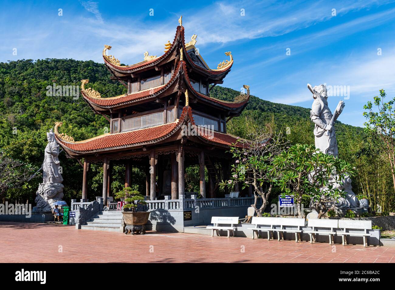 Ho Quoc Pagoda Buddhist temple, island of Phu Quoc, Vietnam, Indochina ...