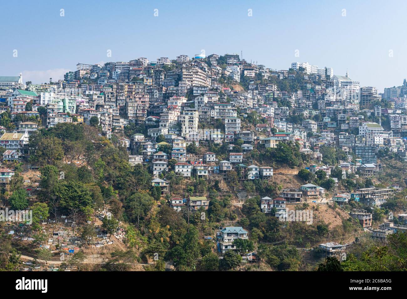 Mizoram houses hi-res stock photography and images - Alamy