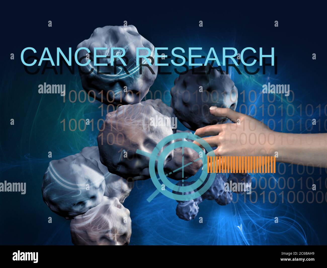 word CANCER RESEARCH writing on cancer image background Stock Photo - Alamy