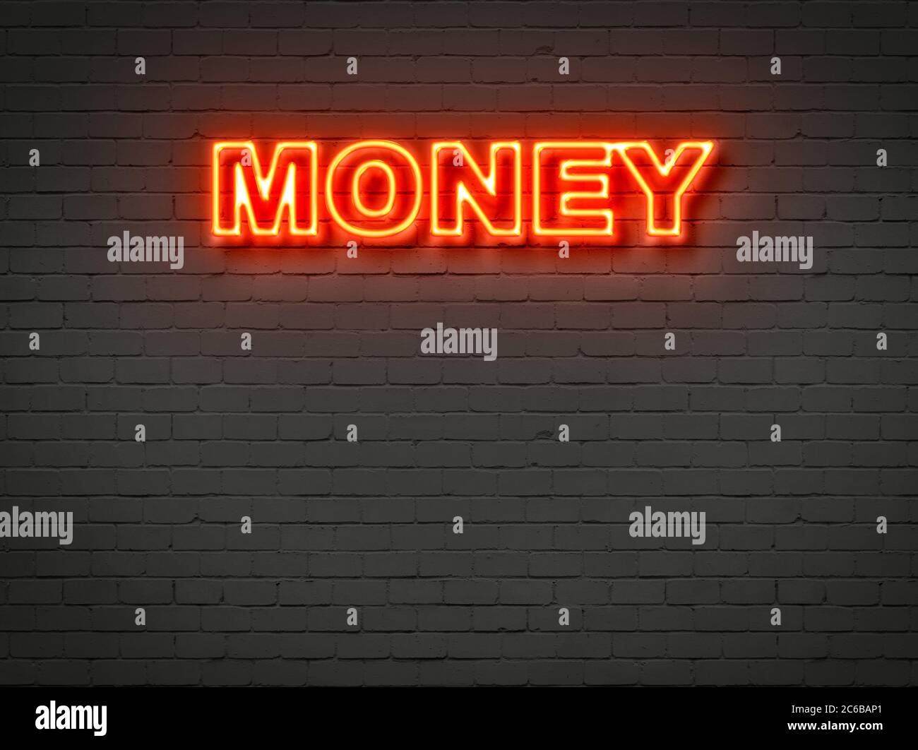 writing word money r on wall background made in 2d software Stock Photo ...