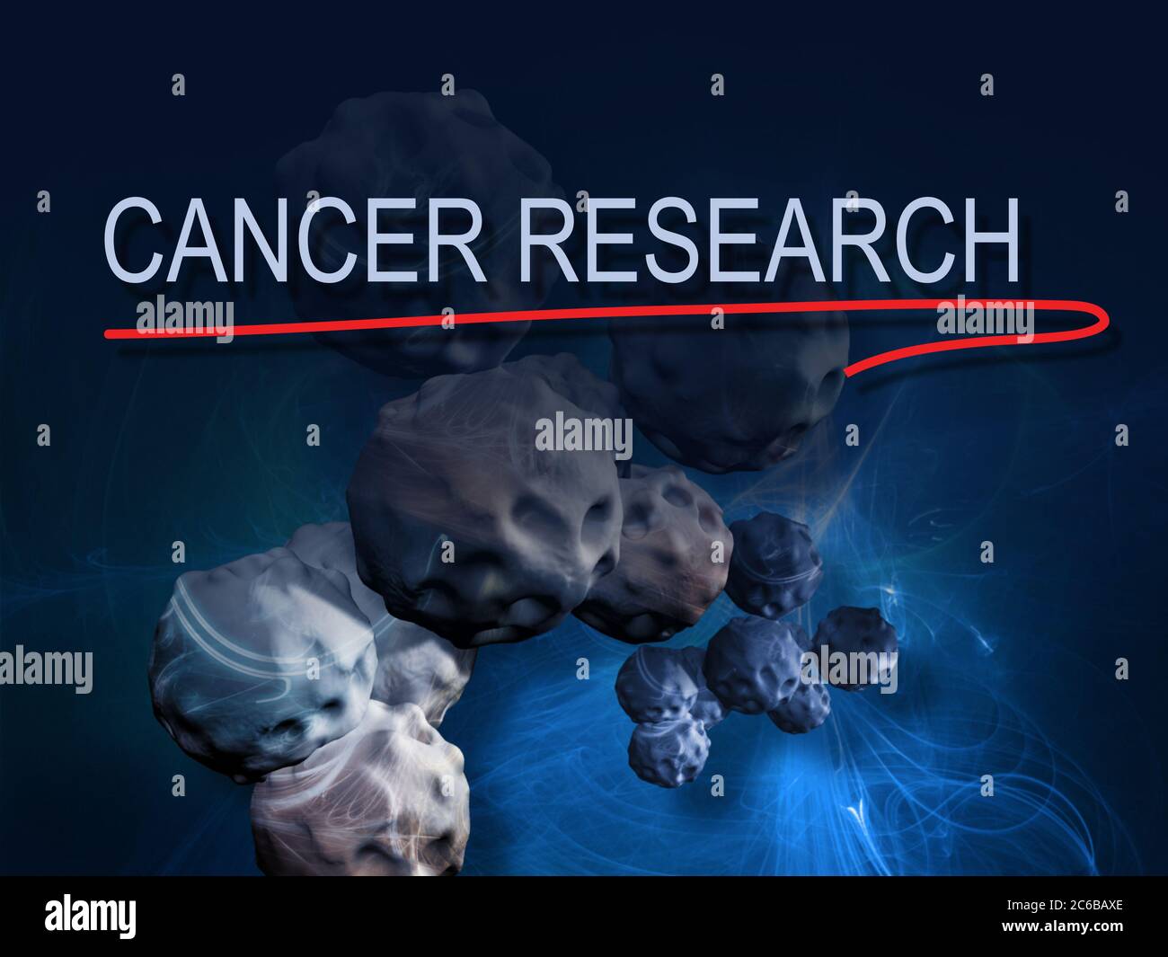 word CANCER RESEARCH writing on cancer image background Stock Photo - Alamy