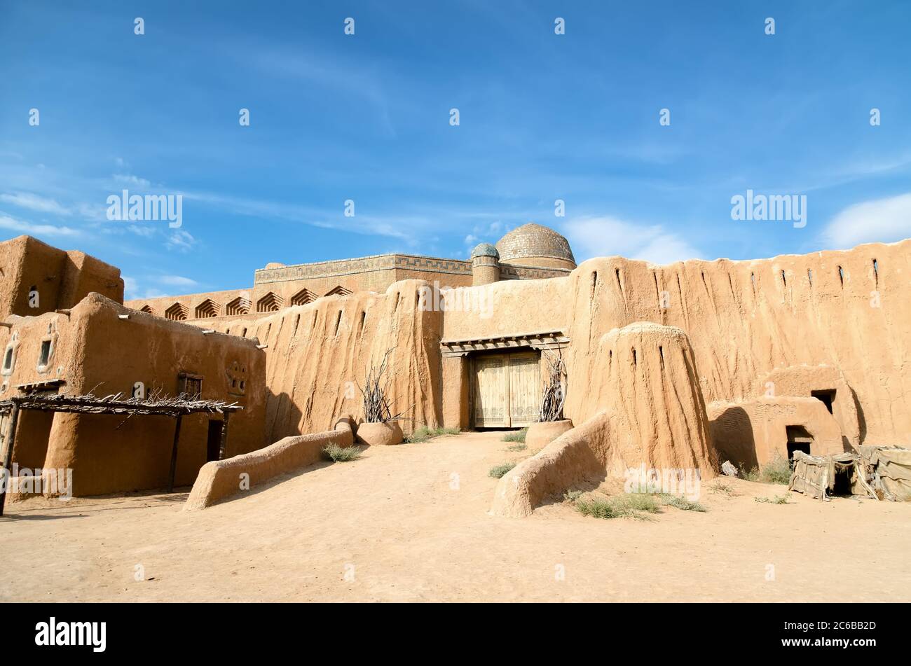 Mongol Empire. The gates of the capital of the Golden Horde - Sarai ...