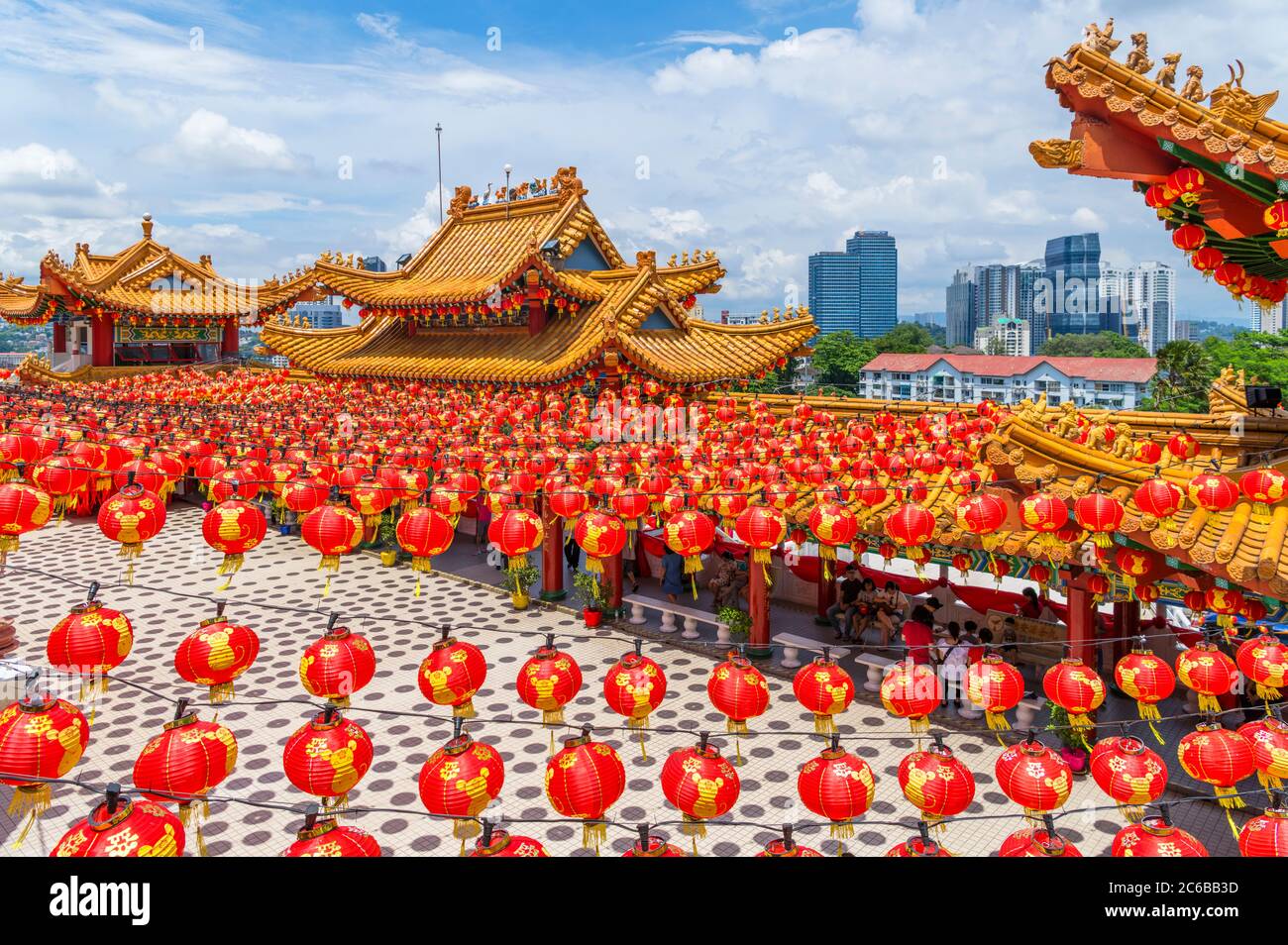 Thean Hou Temple, a large Chinese temple in Kuala Lumpur, Malaysia ...