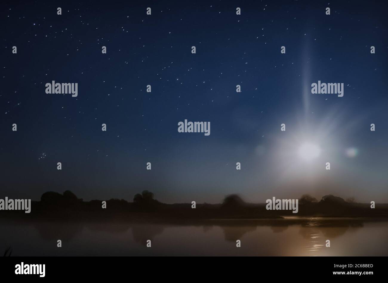 Astrophotography - beautiful night starry sky Stock Photo - Alamy