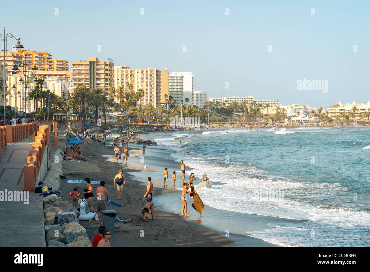 Beach promenade benalmadena costa costa hi-res stock photography and ...