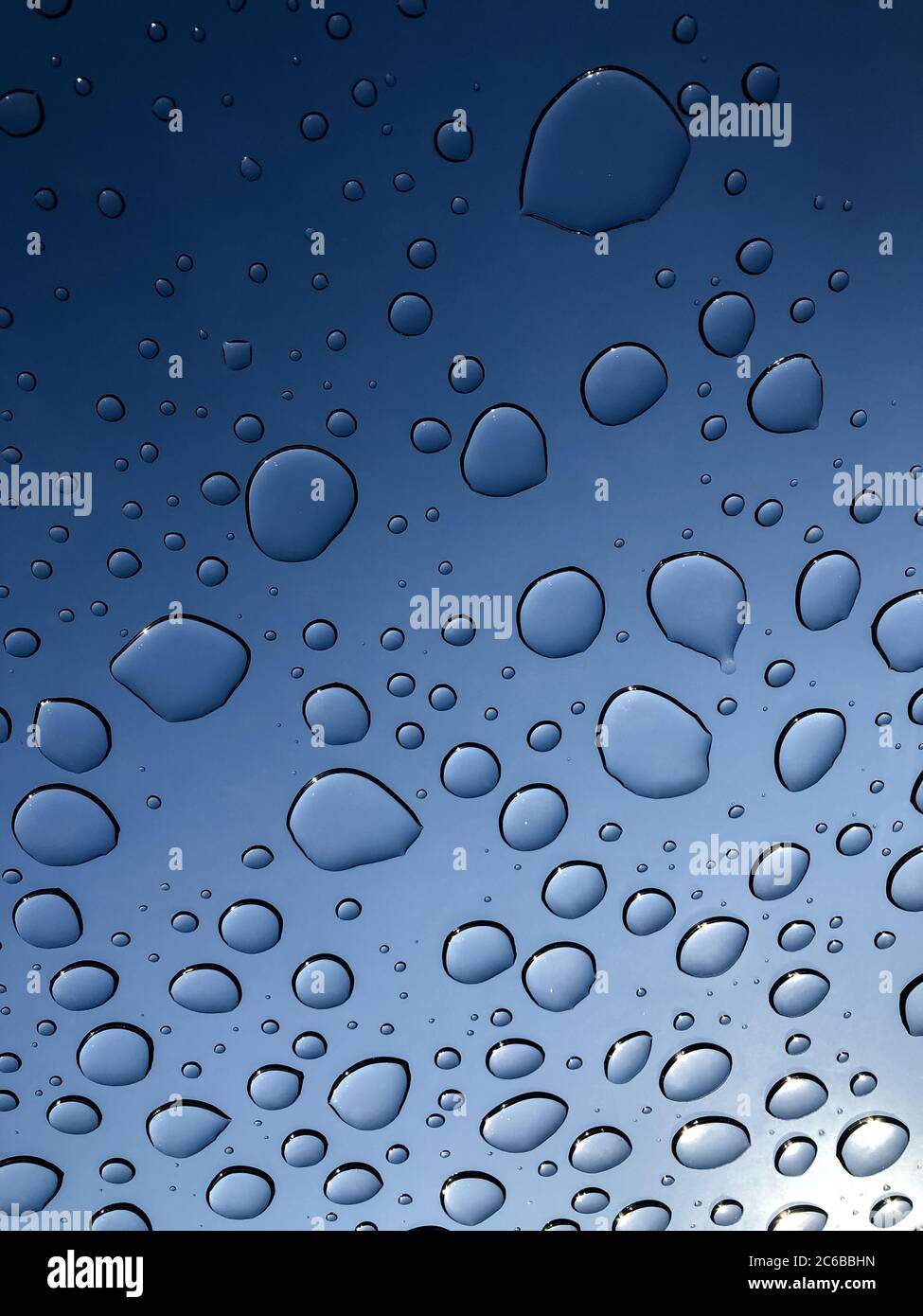 Water drops through the window after the rain Stock Photo - Alamy