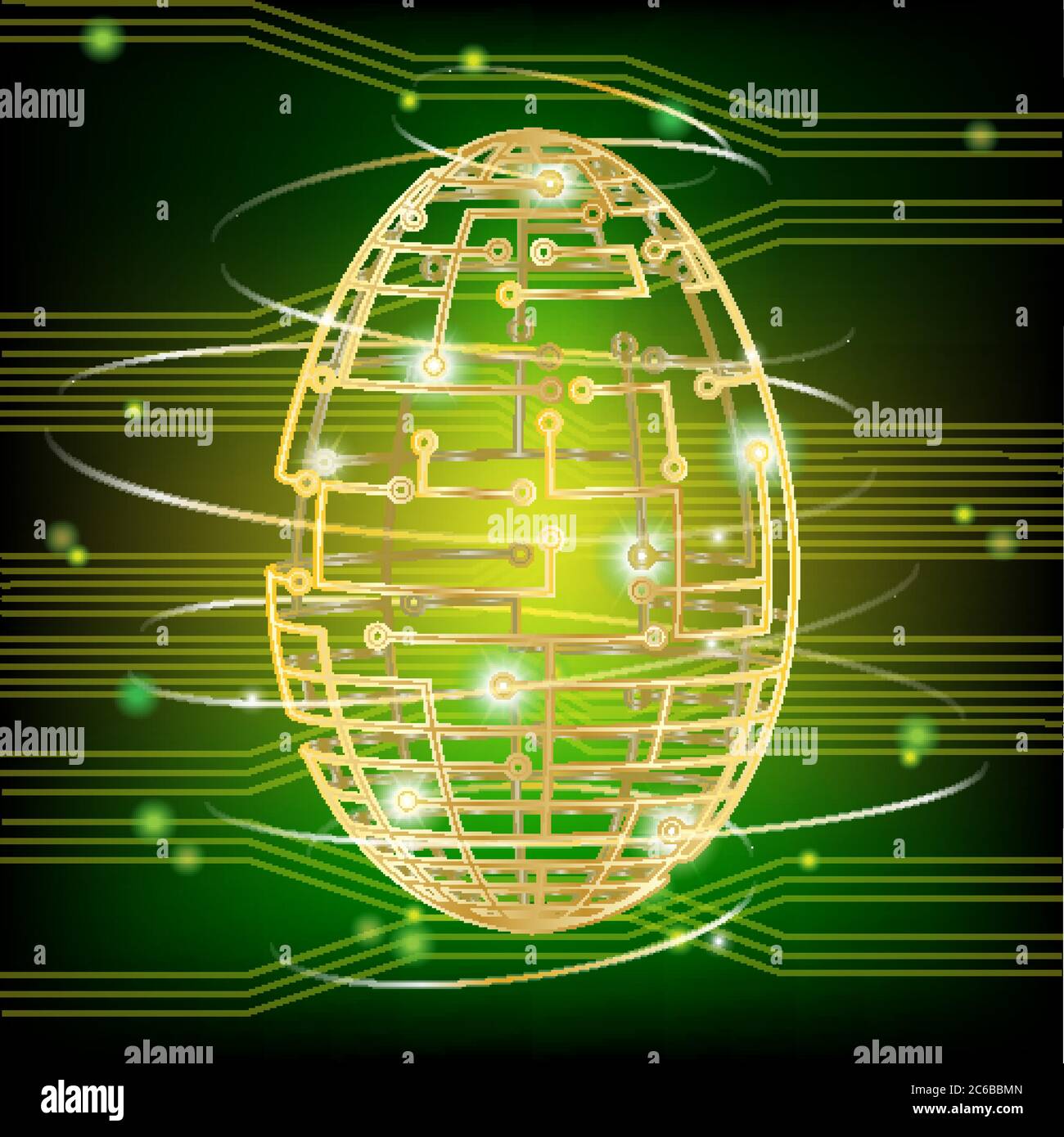 3d illustration electronic chip over hi-res stock photography and ...