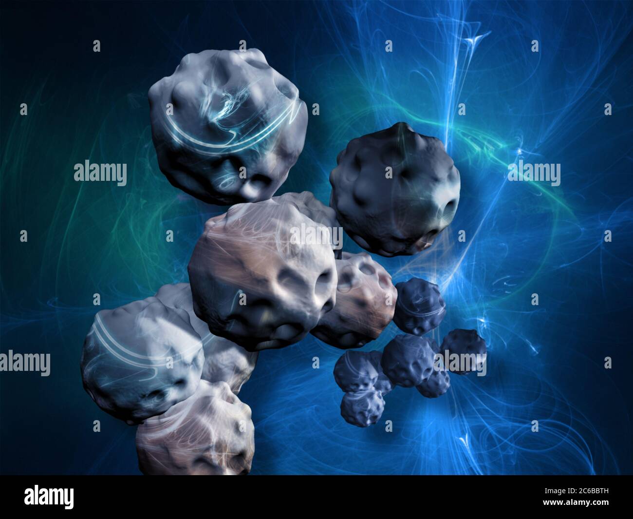 cancer cell attack 3d illustration Stock Photo - Alamy