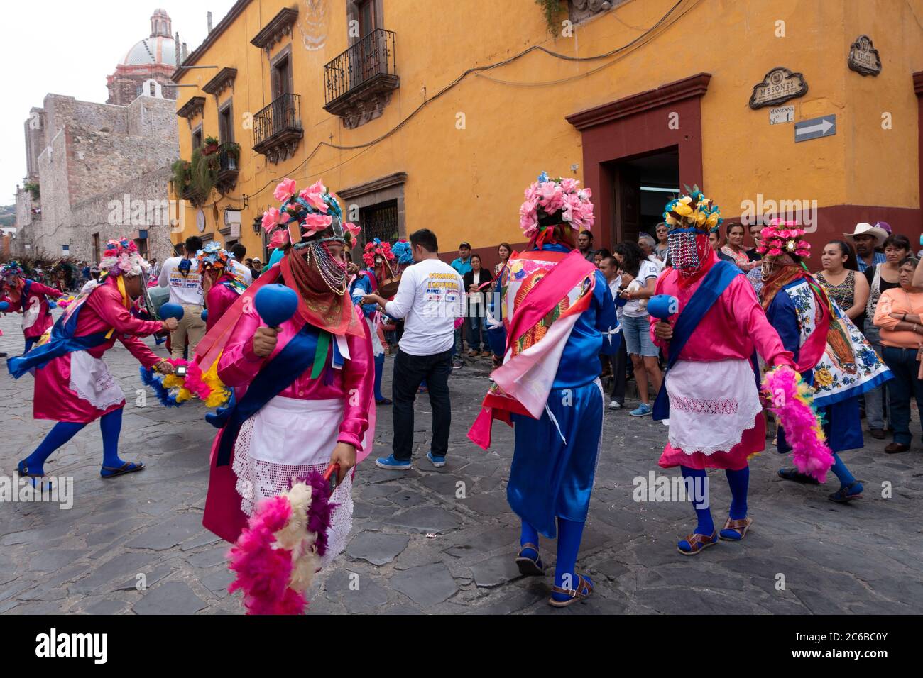 Native Dancers, Parade of Semana Santa (Holy Week), San Miguel de ...