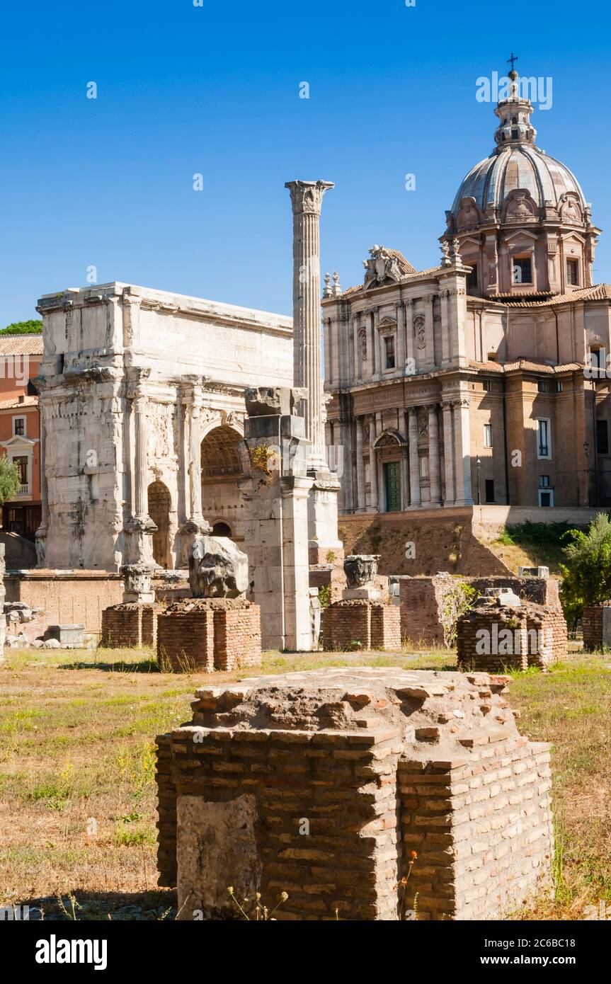 Column of Phocas, Arch of Septimius Severus, Roman Forum, UNESCO World ...