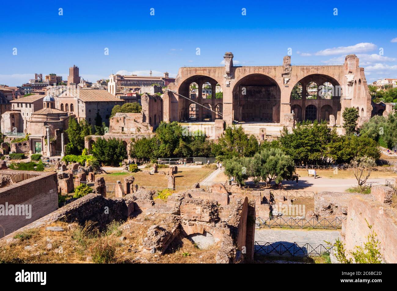 Horizontal image of the arch of constantine hi-res stock photography ...