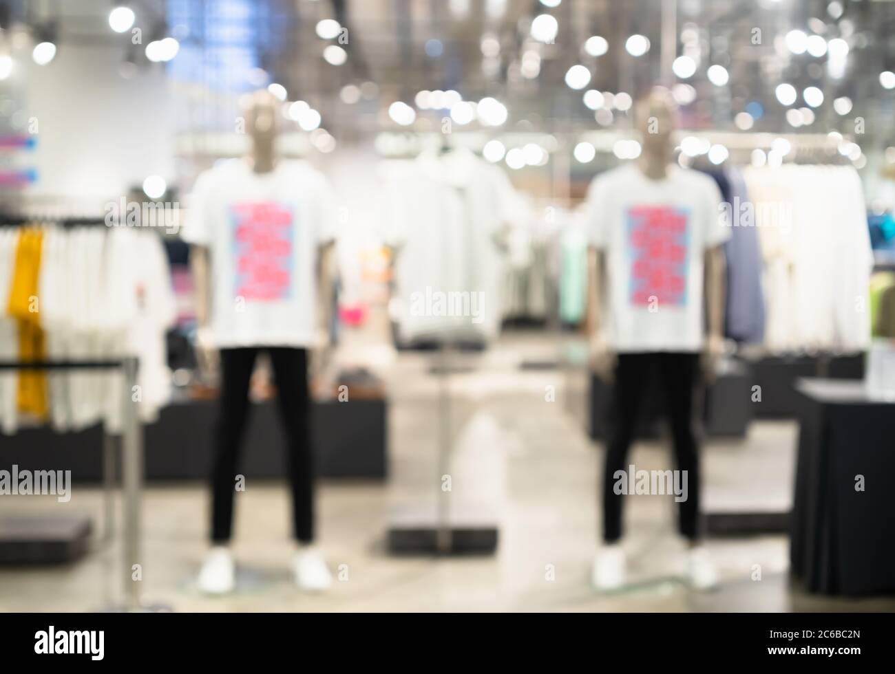 Abstract blurred background of male clothing of fashion shop. Blurred ...