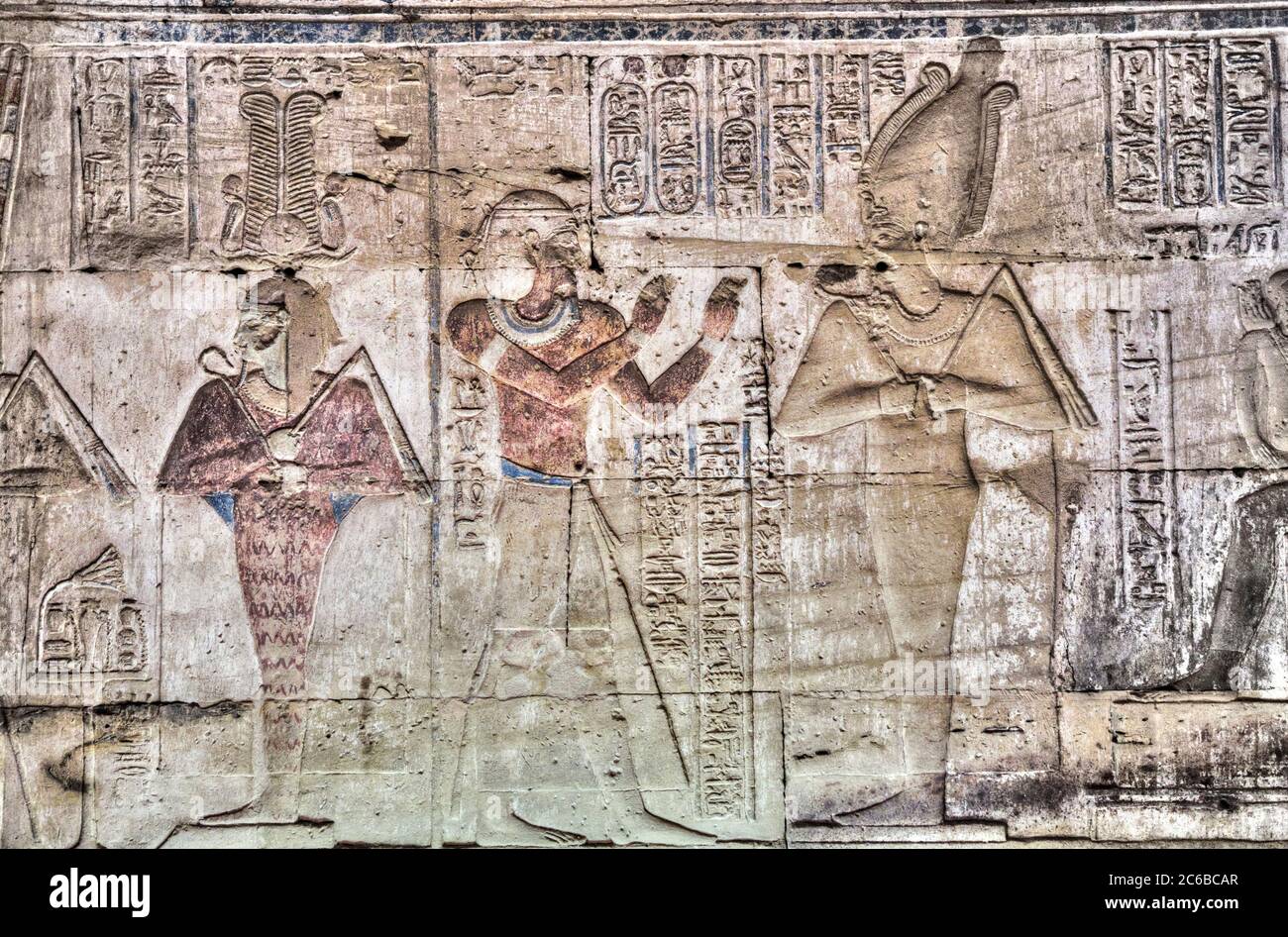 Wall of Reliefs, Temple of Osiris and Opet, Karnak Temple Complex ...