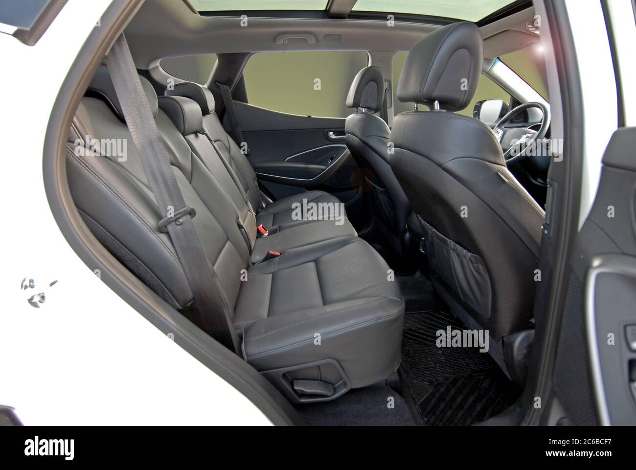rear car seat, car interior Stock Photo - Alamy