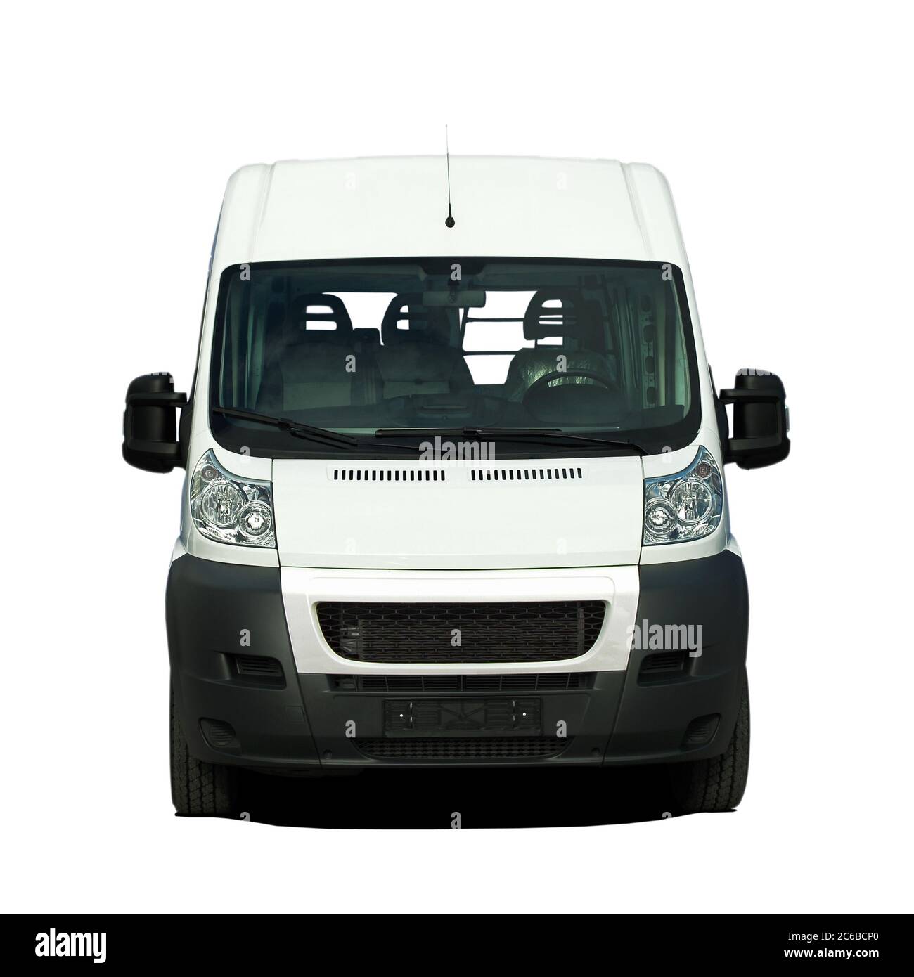 minibus front view Stock Photo - Alamy