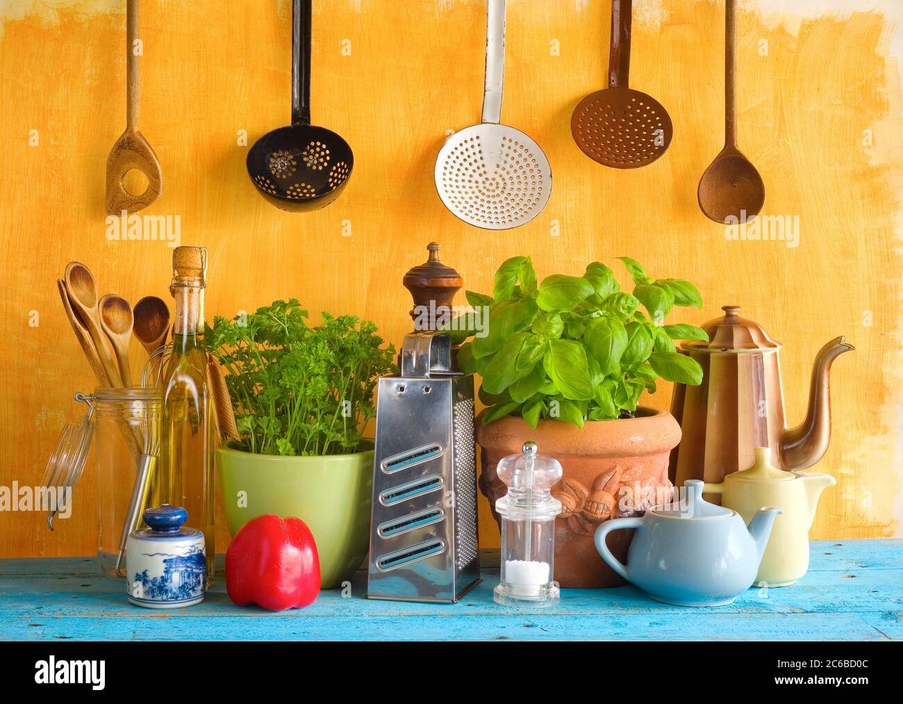 Cookbook kitchen utensils hi-res stock photography and images - Alamy