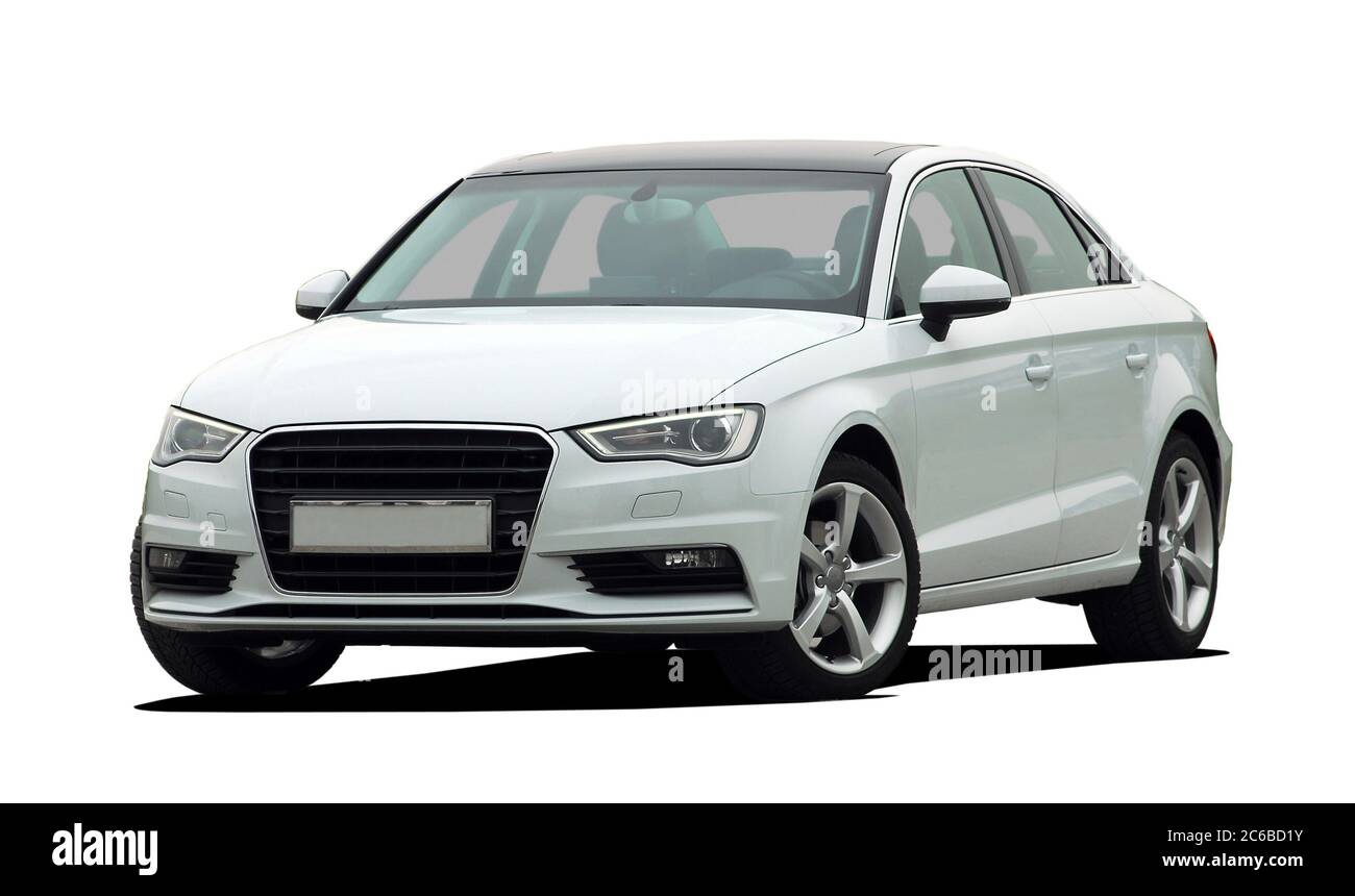 white car on white background Stock Photo - Alamy