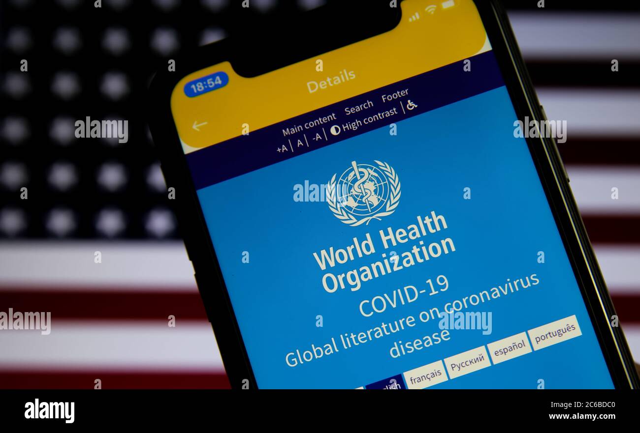 World health organisation logo hi-res stock photography and images - Alamy