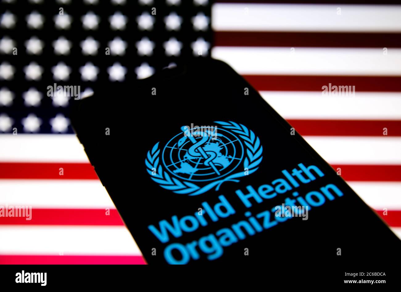 World health organisation logo hi-res stock photography and images - Alamy