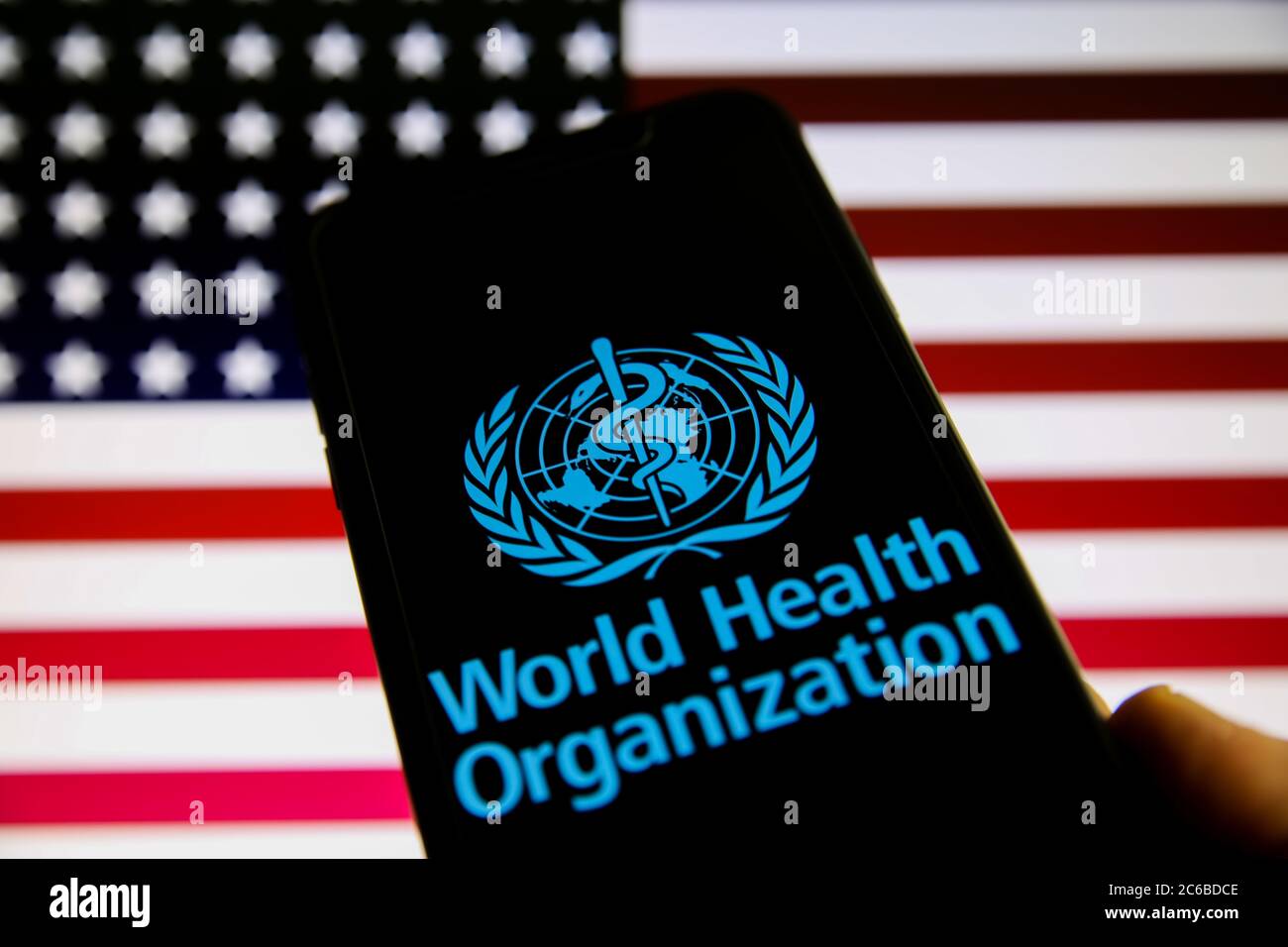 World health organisation logo hi-res stock photography and images - Alamy