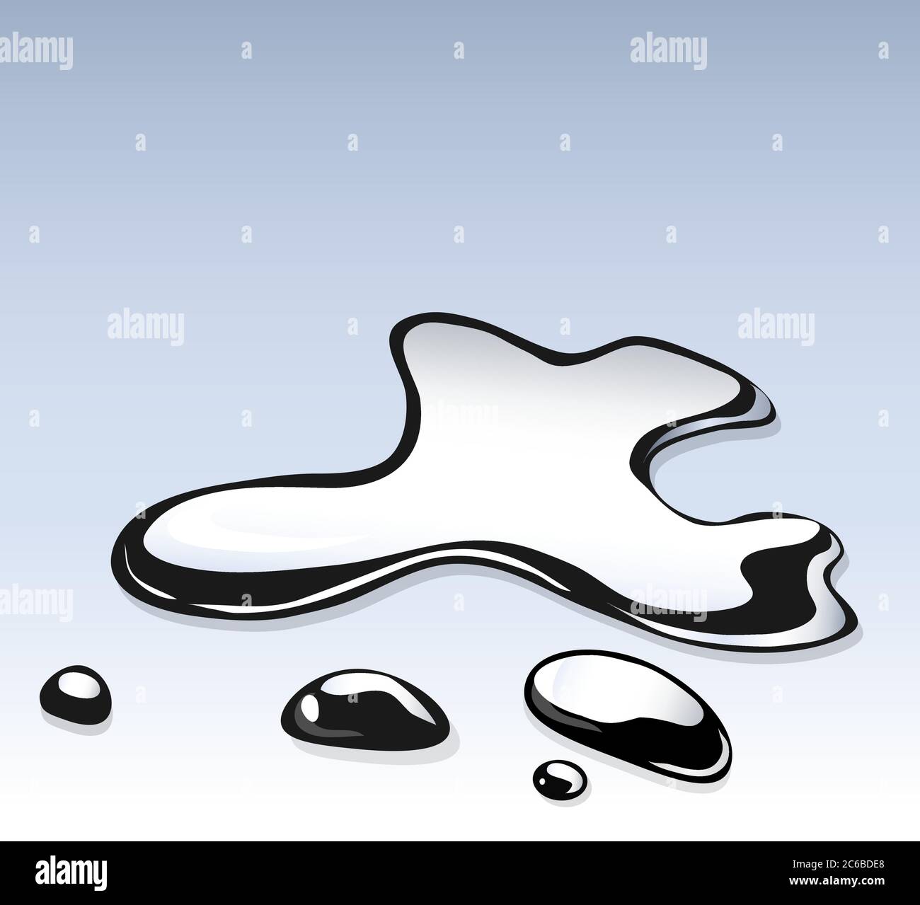 A vector illustration of mercury droplets Stock Vector Image & Art - Alamy
