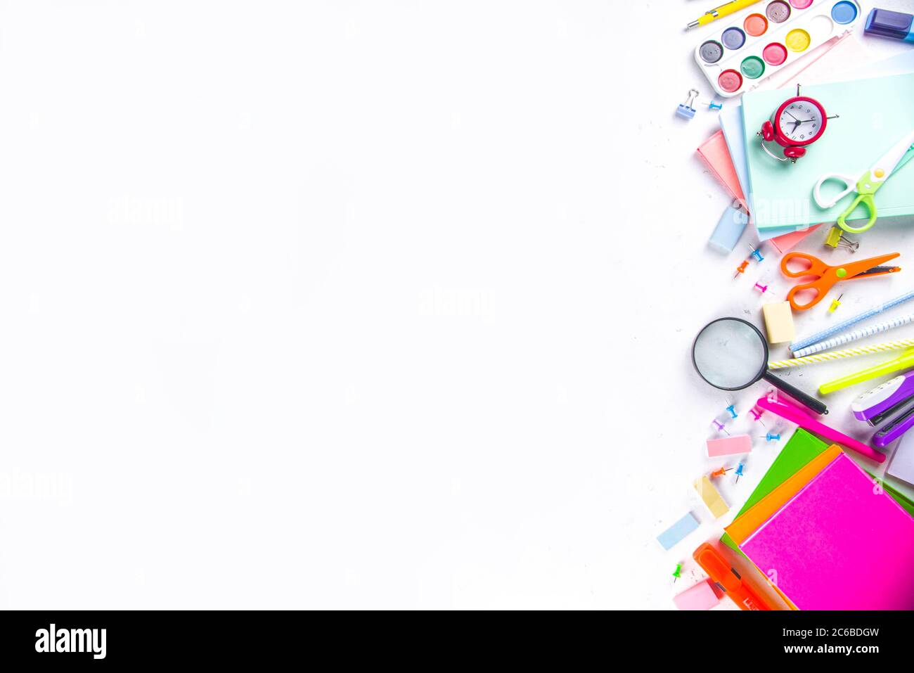 Back to school, education background. Back to School White Background ...