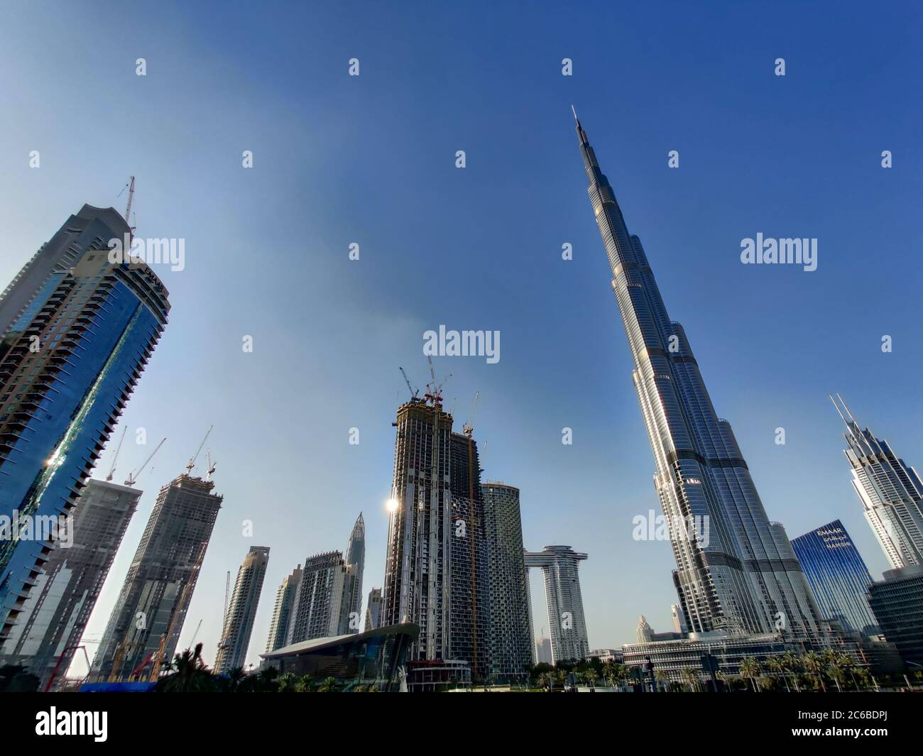 Downtown Dubai landmarks and attractions - View around Burj Khalifa ...