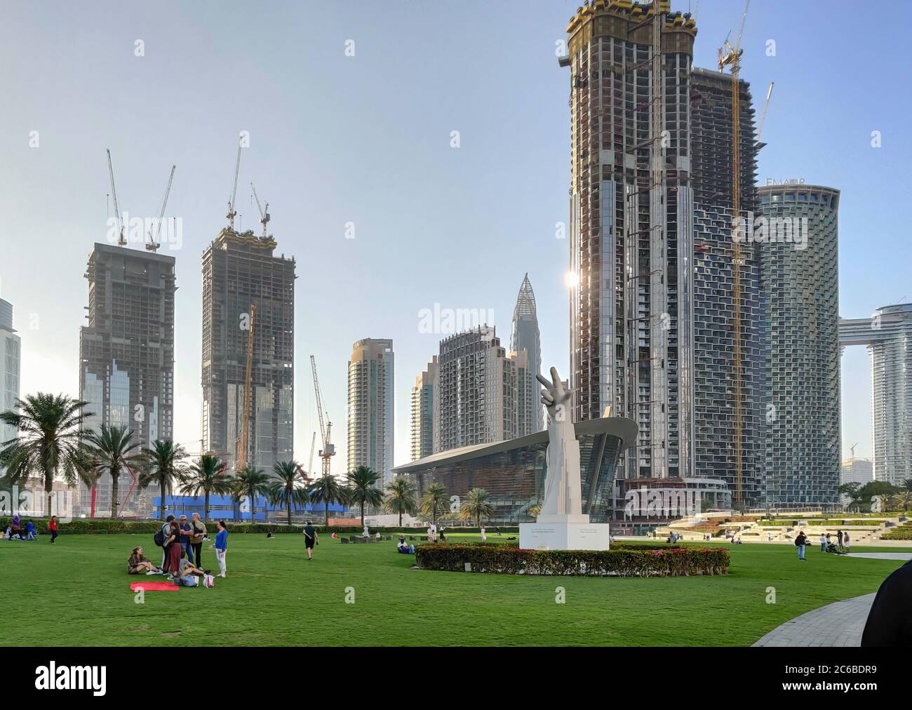 Downtown Dubai landmarks and attractions - View around Burj Khalifa ...