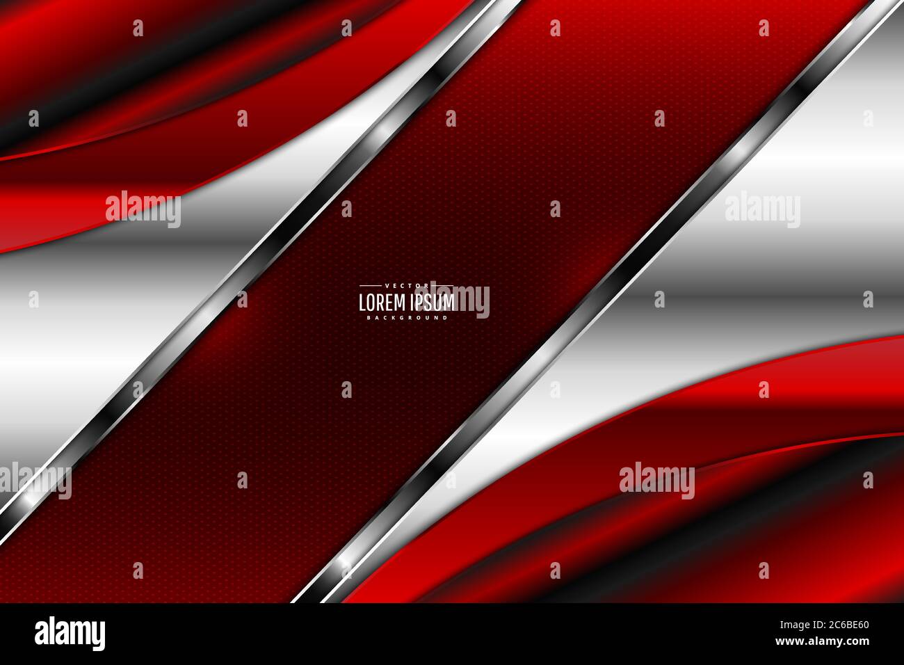 Metallic background.Red and silver with carbon fiber texture.Metal ...