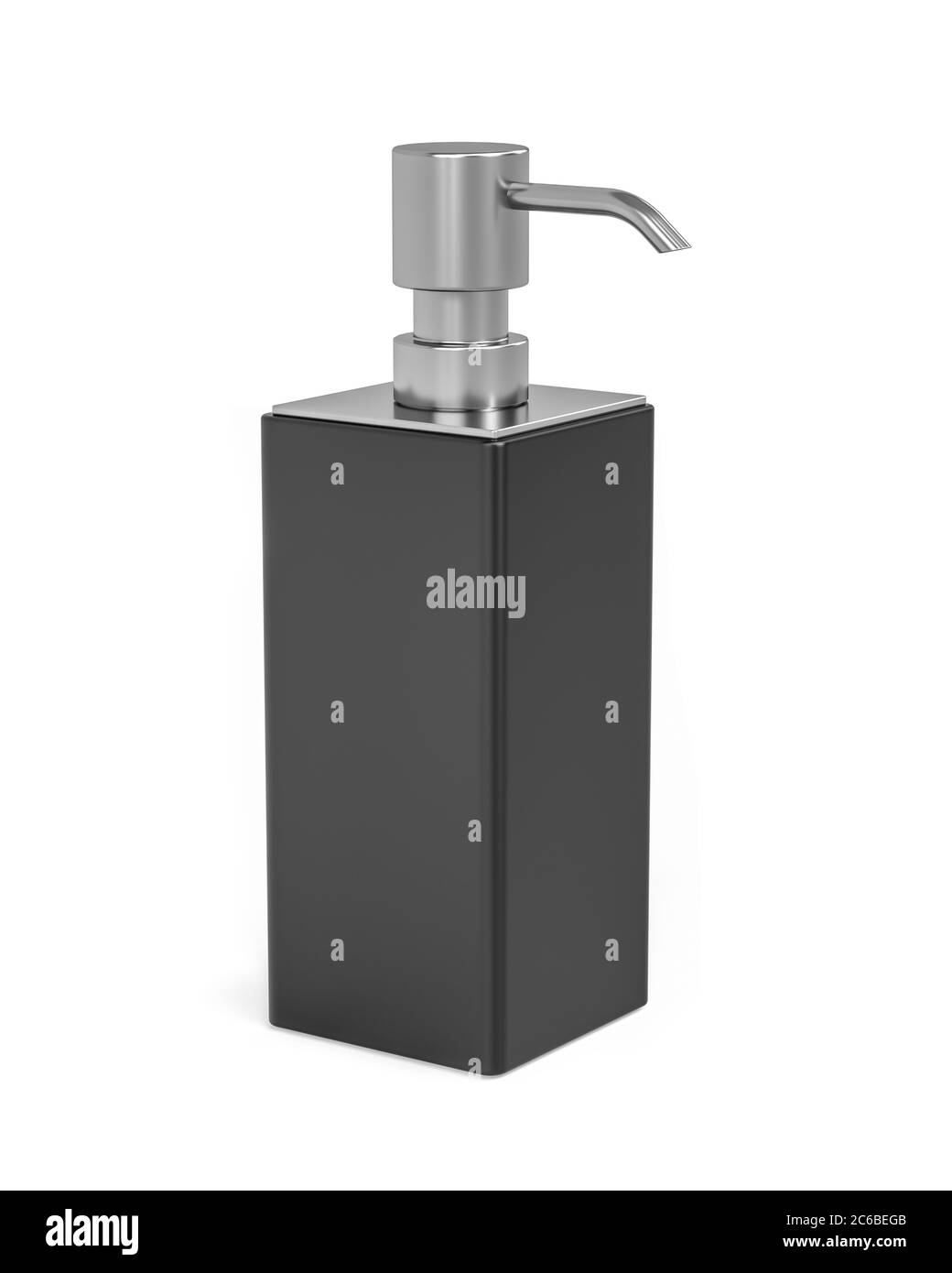 Soap dispenser isolated on white background - 3d render Stock Photo - Alamy