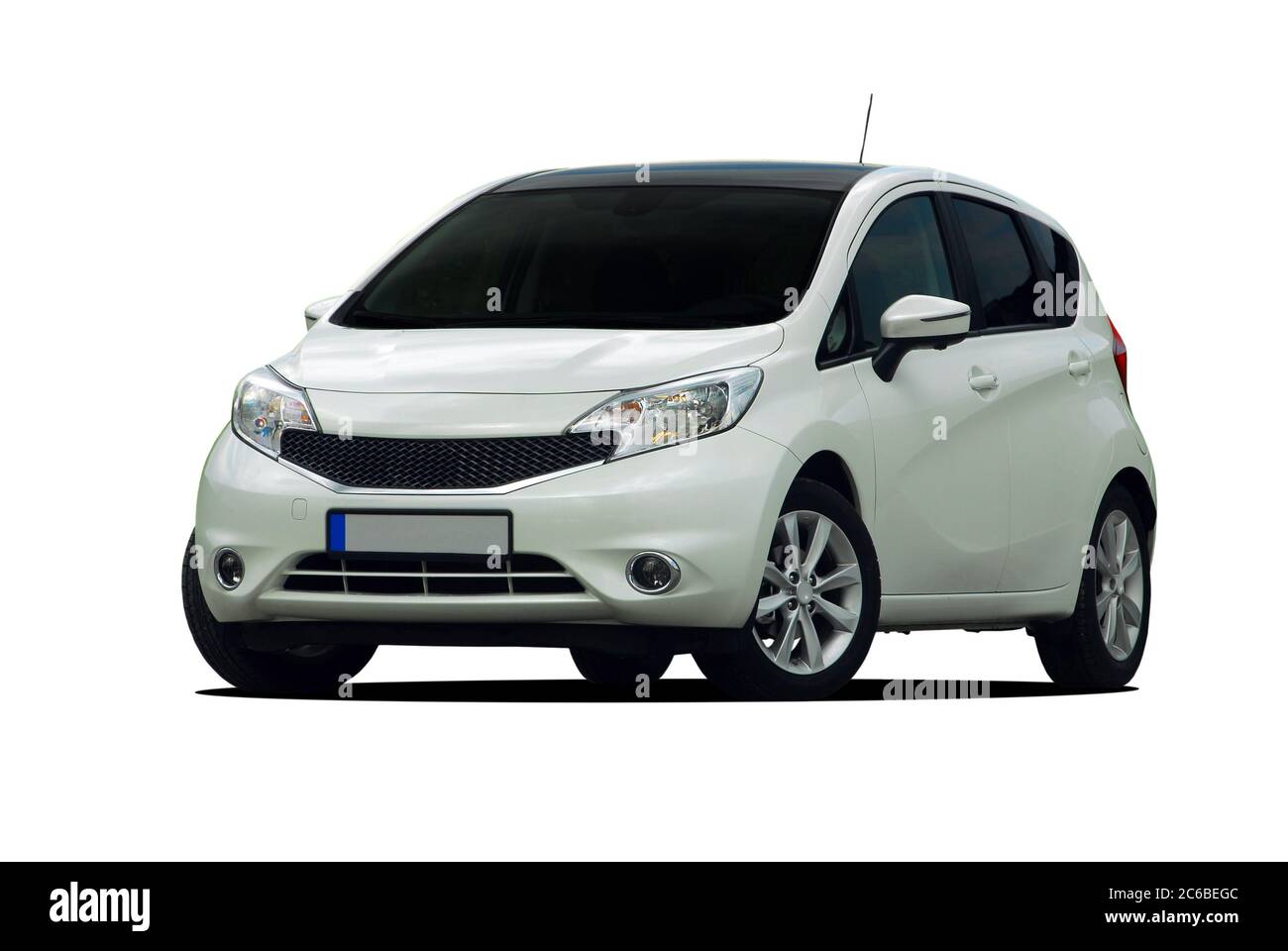 small car on white background Stock Photo - Alamy