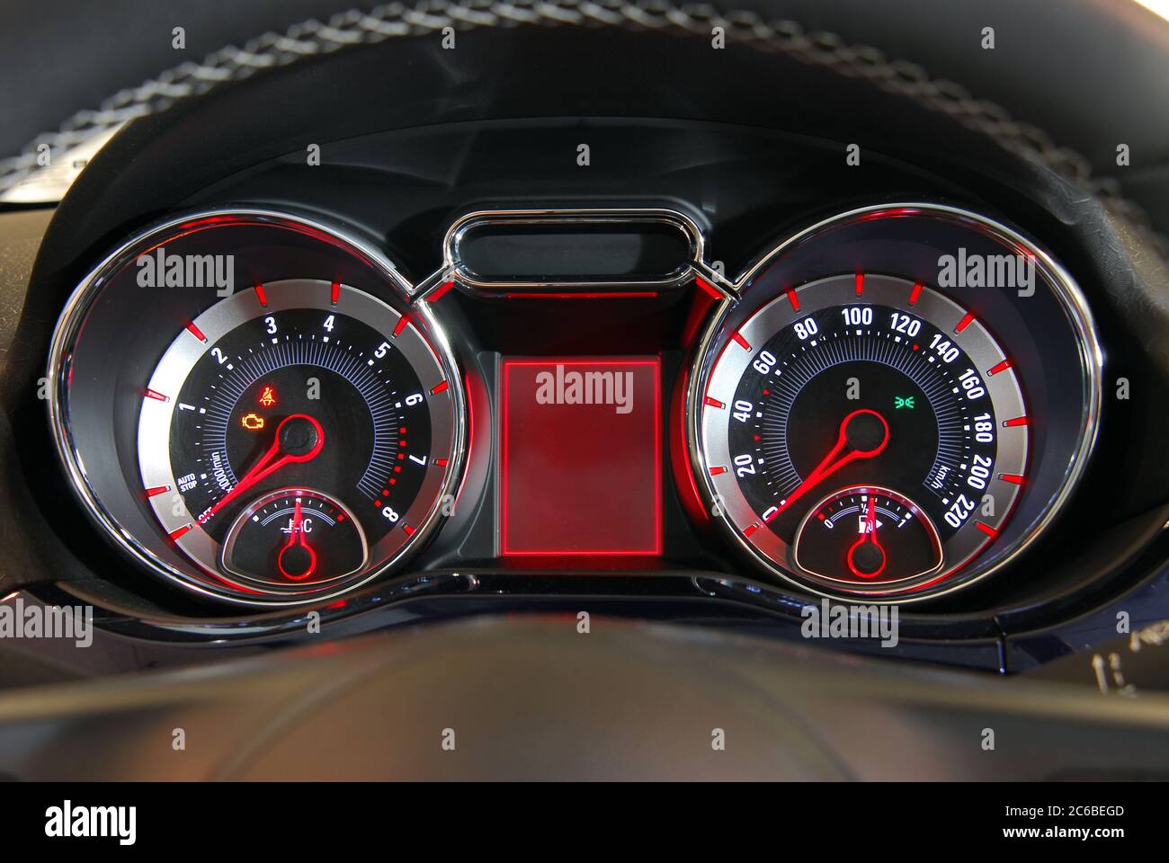Dashboard design pointer drive instrument panel hi-res stock ...