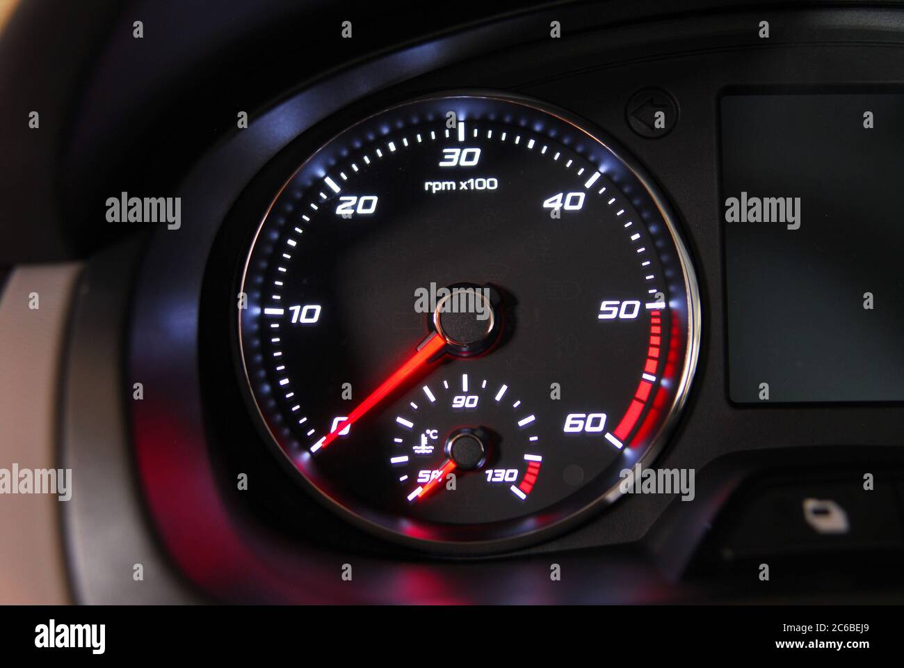 Car Tachometer on the instrument panel Stock Photo - Alamy