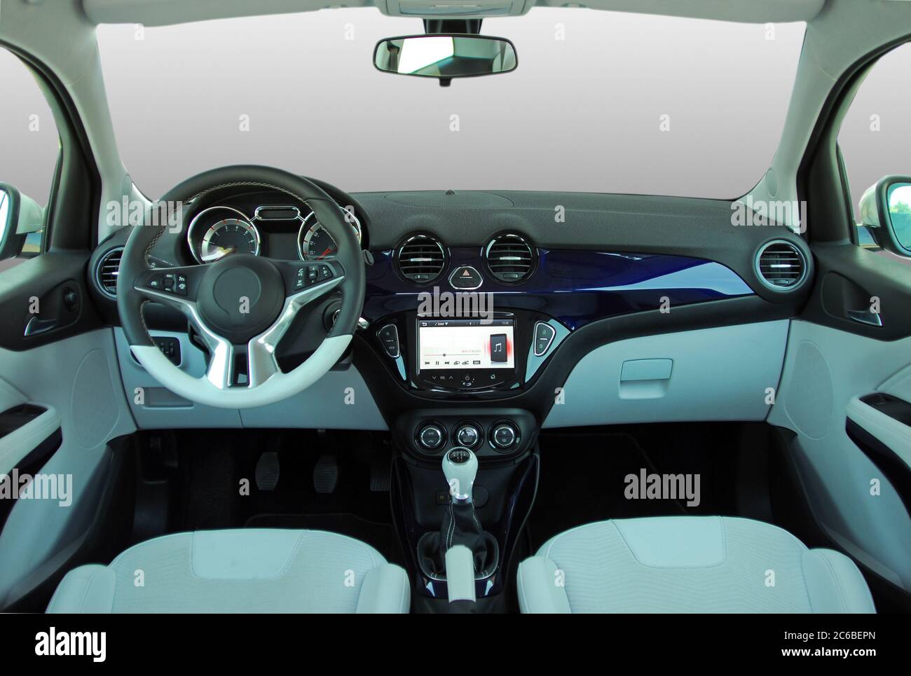 dashboard of a modern car Stock Photo - Alamy