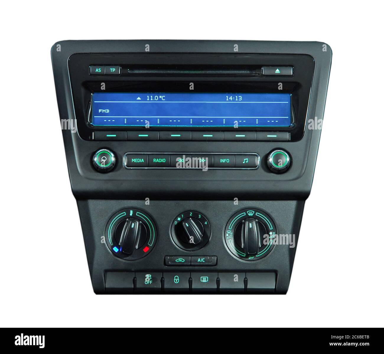 Temperature control panel dashboard Cut Out Stock Images & Pictures - Alamy