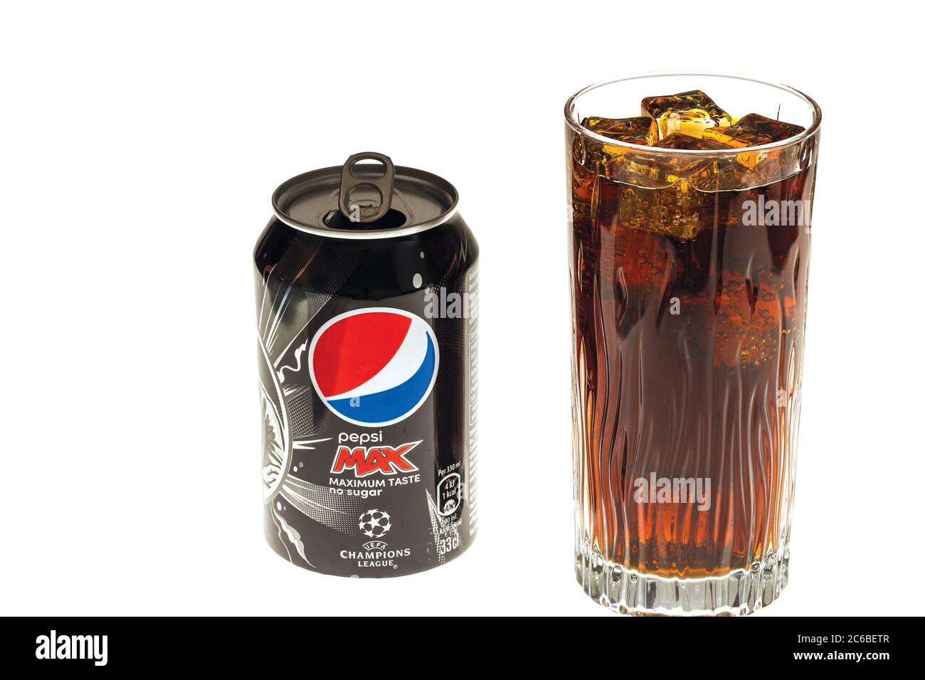 Crushed Pepsi Max Can